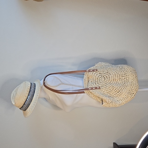 Express | Bags | Express Fedora Straw Beach Bag Set | Poshmark
